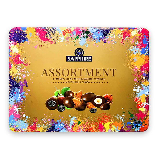 Sapphire Assortment Tin Box 350g Online | Gifts to Nepal | Giftmandu